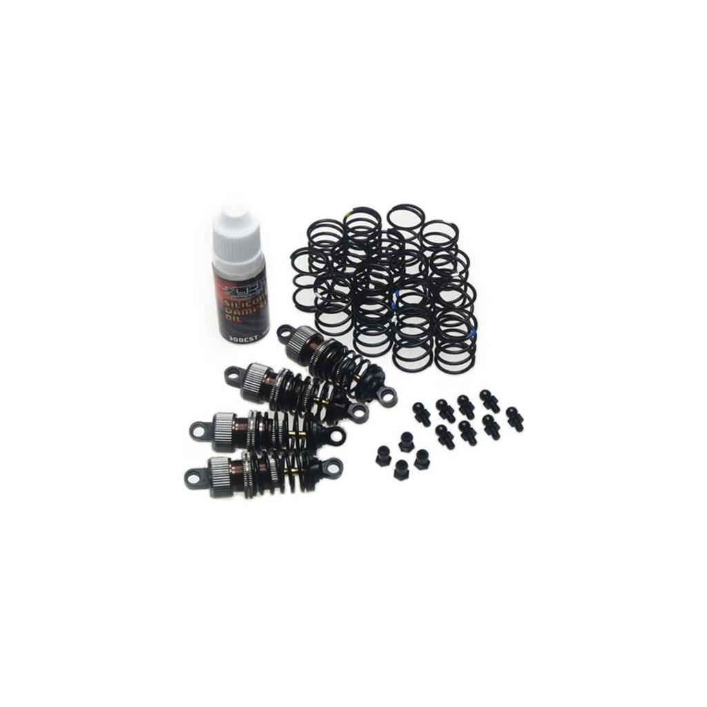 Yeah Racing Shock-Gear 50mm Damper Set for 1/10 RC Touring Car Gun