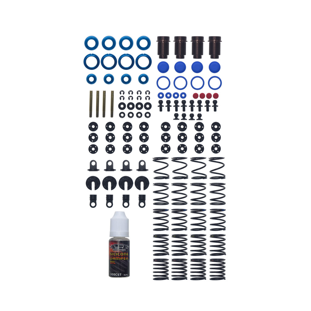 50mm Gun Metal Shocks Yeah Racing 50mm Damper Set For Tamiya Mini And ...