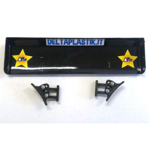 Delta Plastik 1/8 GT Rear Wing Set Adjustable With Supports