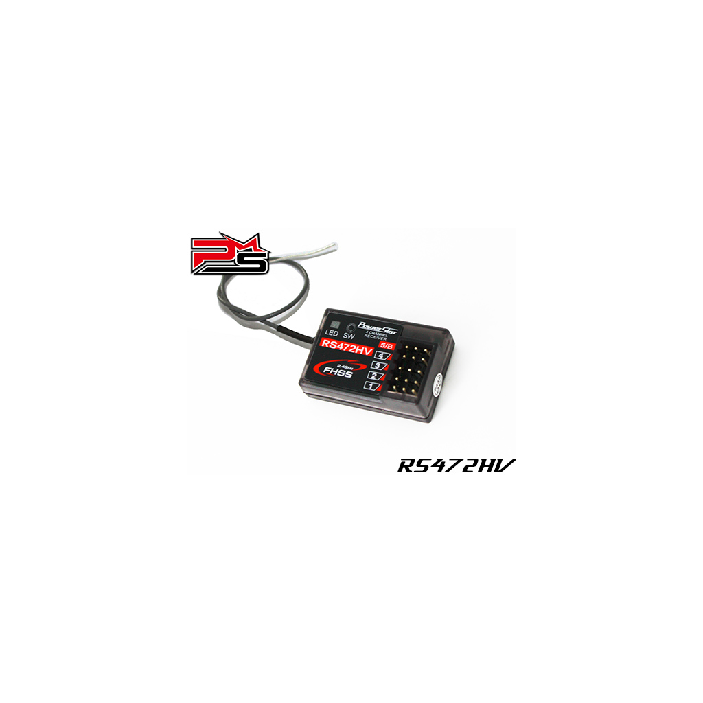 Power Star RS472HV Compatible Receiver 2.4GHZ - FHSS 4 / 3 for Sanwa Radio