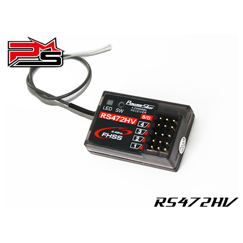 Power Star RS472HV Compatible Receiver 2.4GHZ - FHSS 4 / 3 for Sanwa Radio