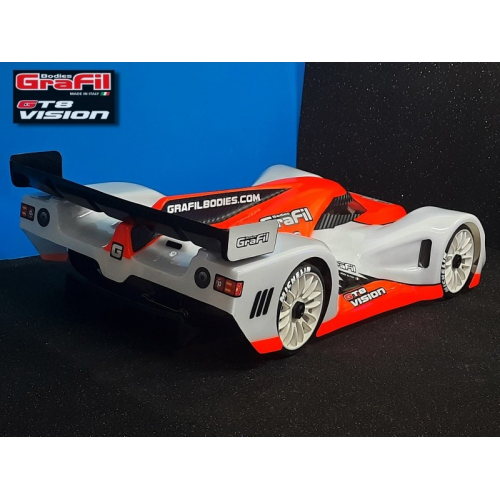 Grafil Bodies GT8 Vision LMP1 1/8 GT Body With Decals