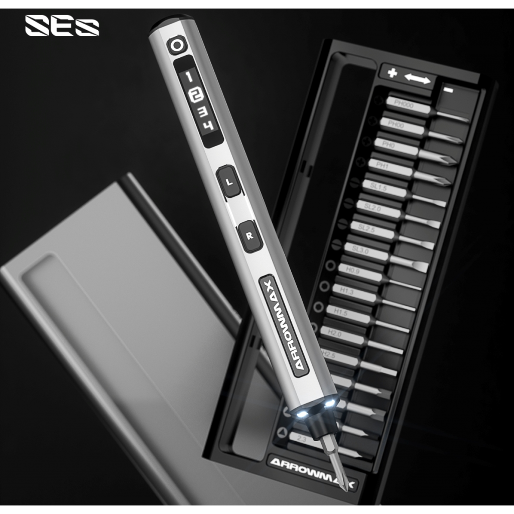 ArrowMax SES Cacciavite elettronico con 34 punte