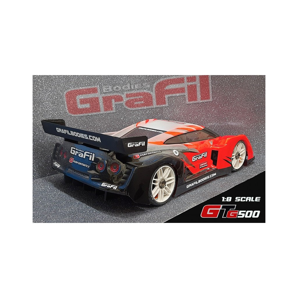 Grafil Bodies Nissan GT G500 1/8 GT Body With Decals