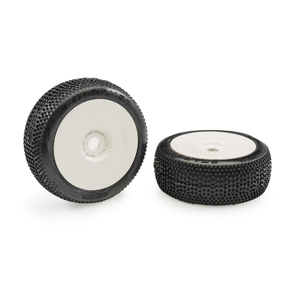 Matrix Tires STARDUST Medium Pre-Glued 1/8 Buggy Tyres