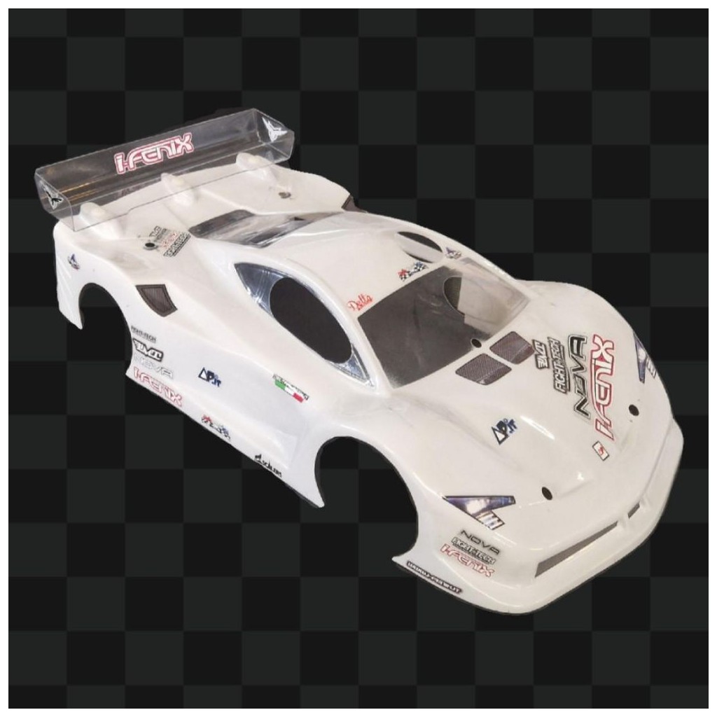 Delta Plastik GT8 1/8 GT Body (Complete Set)