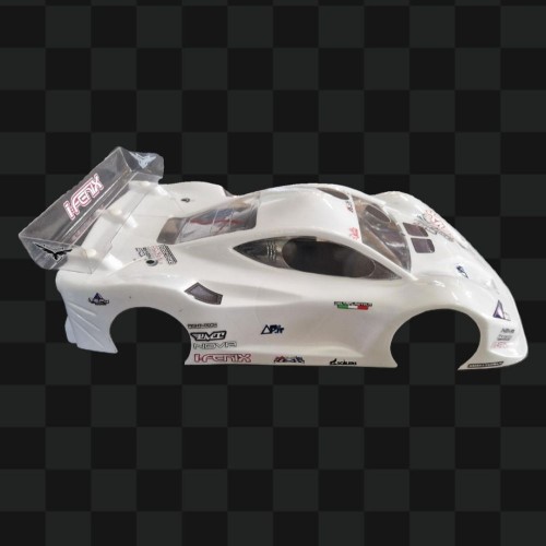 Delta Plastik GT8 1/8 GT Body (Complete Set)