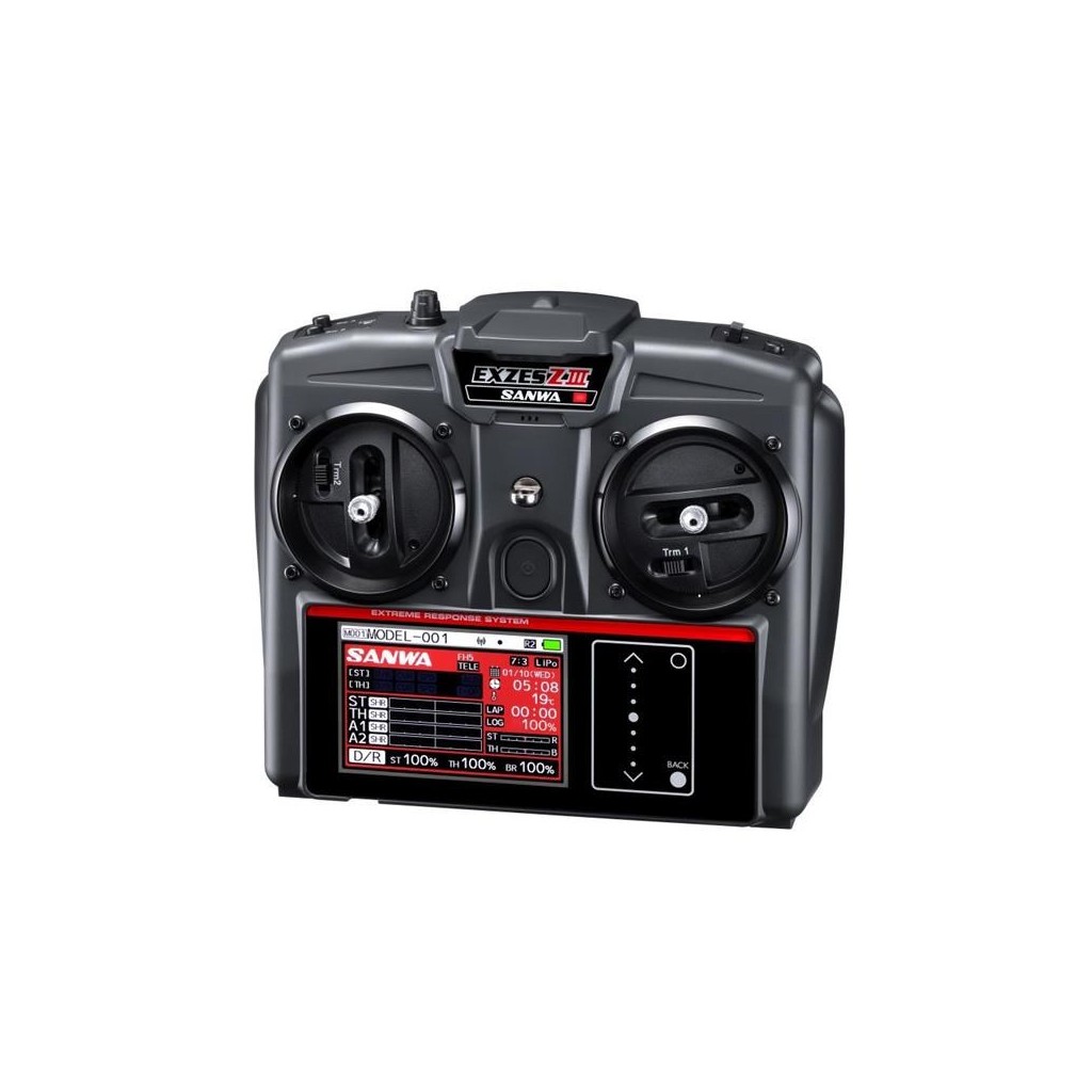 Radiocomando Sanwa EXZES ZZ III 2.4GHZ FH5 con batteria inclusa